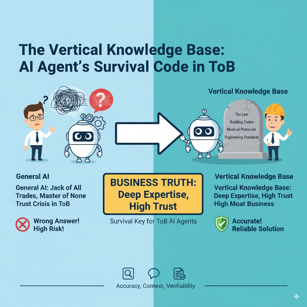 【想法】垂直知识库：AI Agent在ToB赛道的生存密码